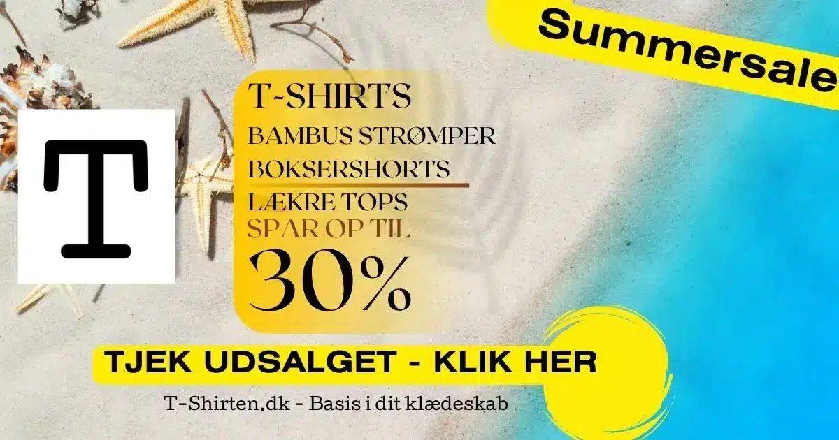 Tilbudsjagt på T-shirten - Basis til dit klædeskab